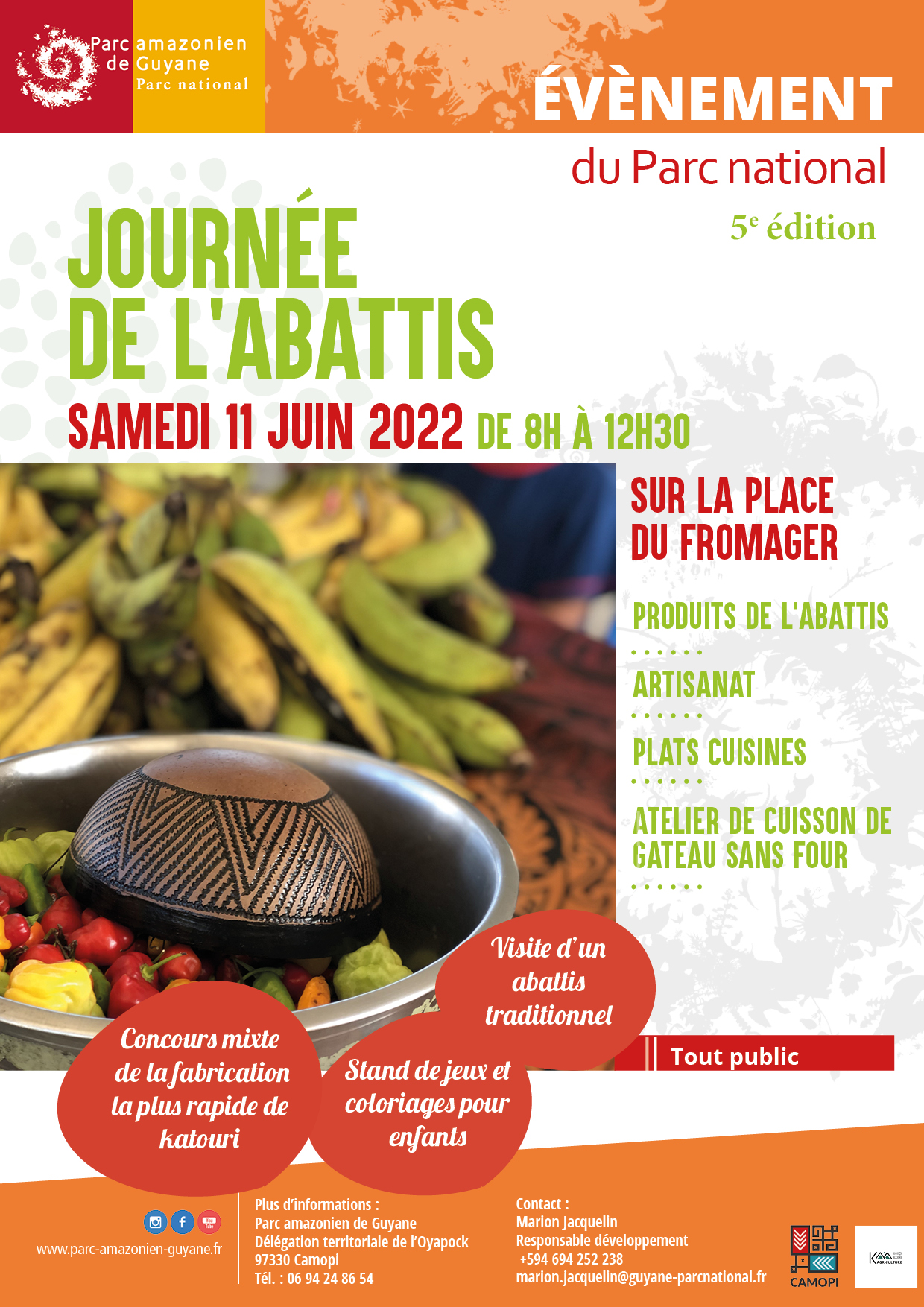 Journée de l'Abattis 5ème édition à Camopi | Parc amazonien de Guyane